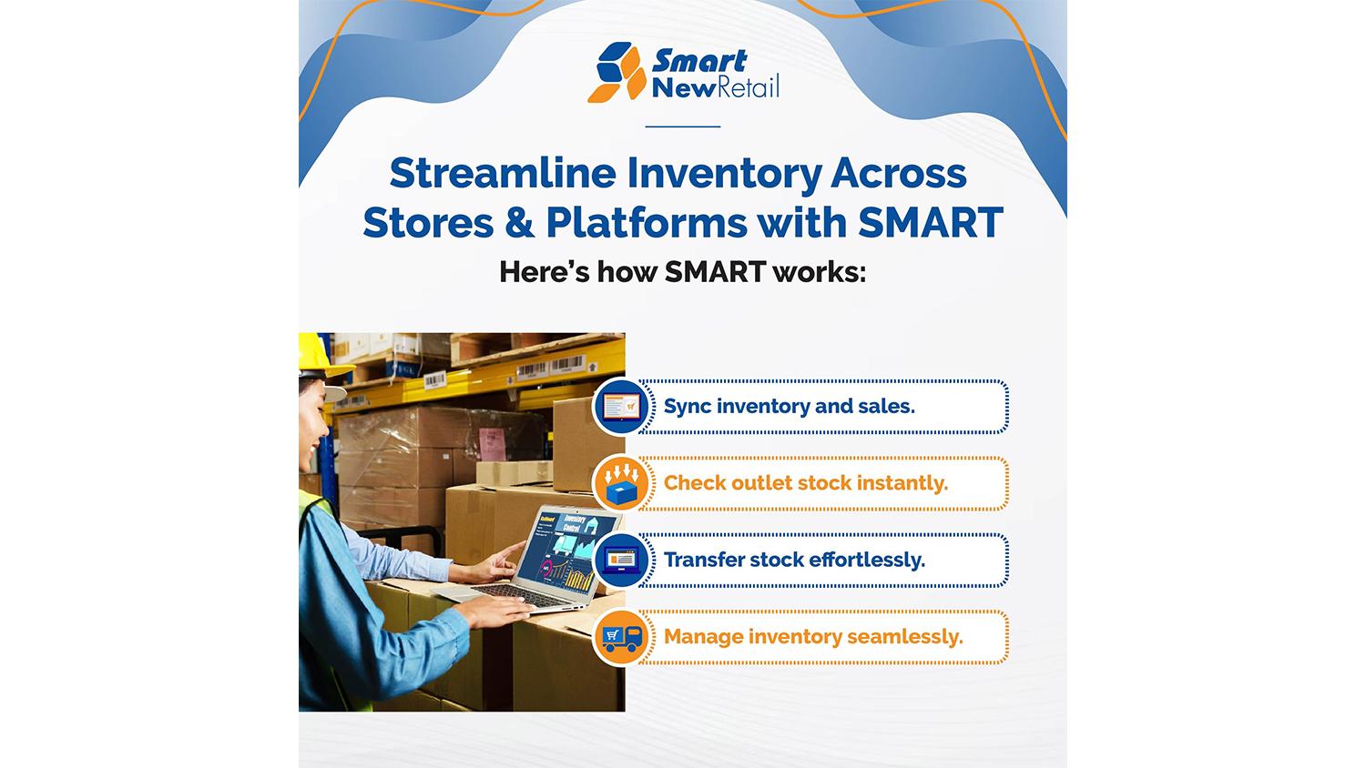 Simplify Your Inventory Across Multiple Outlets with SMART！