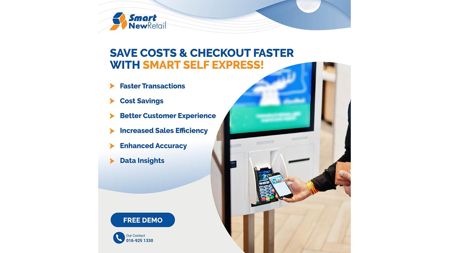 Save Costs & Checkout Faster With Smart Self Express